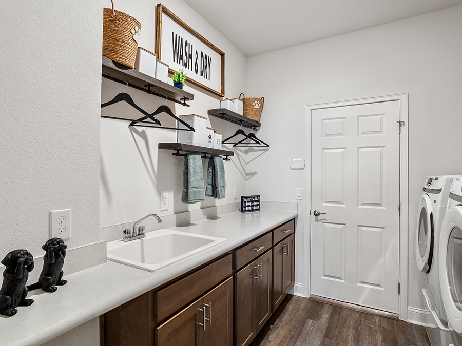 Inspiration Gallery | Waylyn- Laundry Room with Drop Zone | Highland Homes