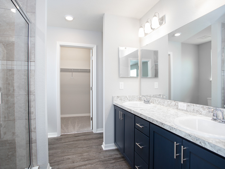 Inspiration Gallery | Seabrooke II - Owner's Bath | Highland Homes