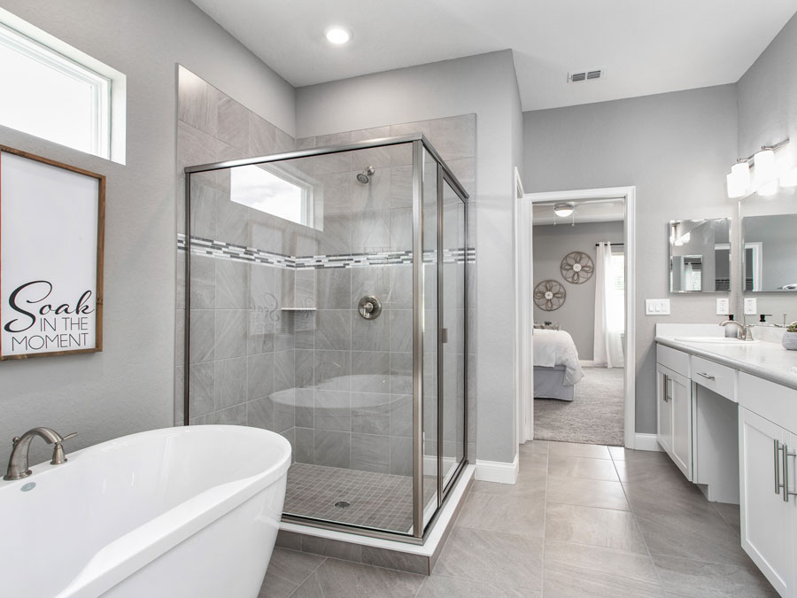 Inspiration Gallery En-Suite Owner's Baths - Highland Homes